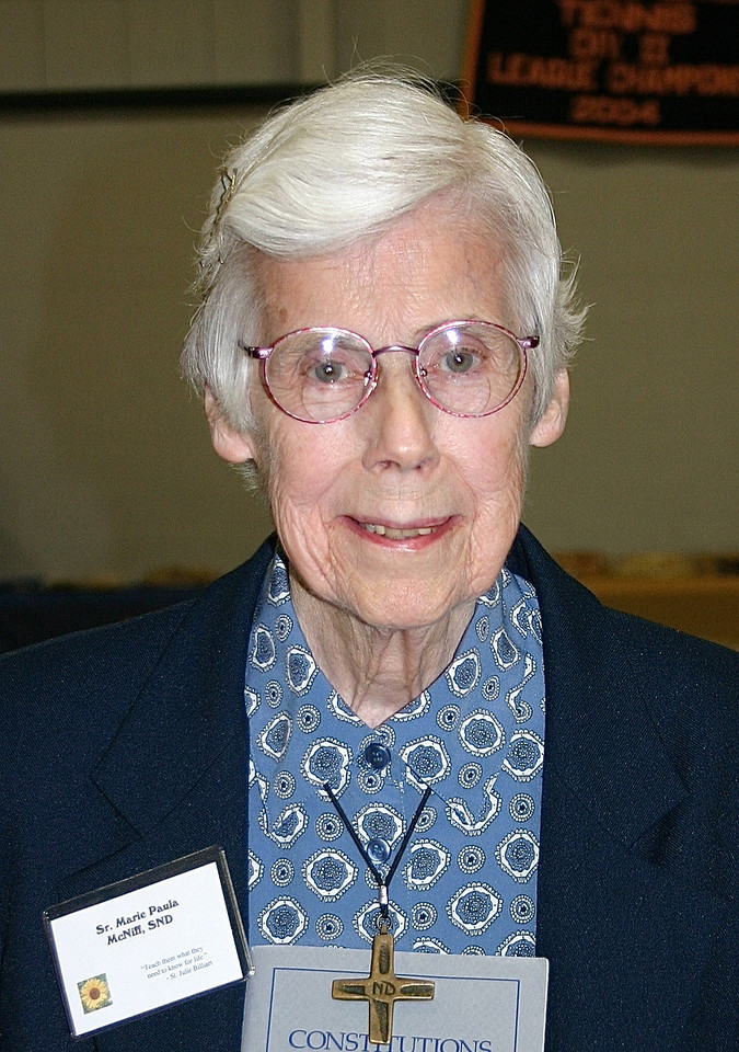 Sister Marie Paula McNiff (1927-2020) - Sisters of Notre Dame de Namur ...